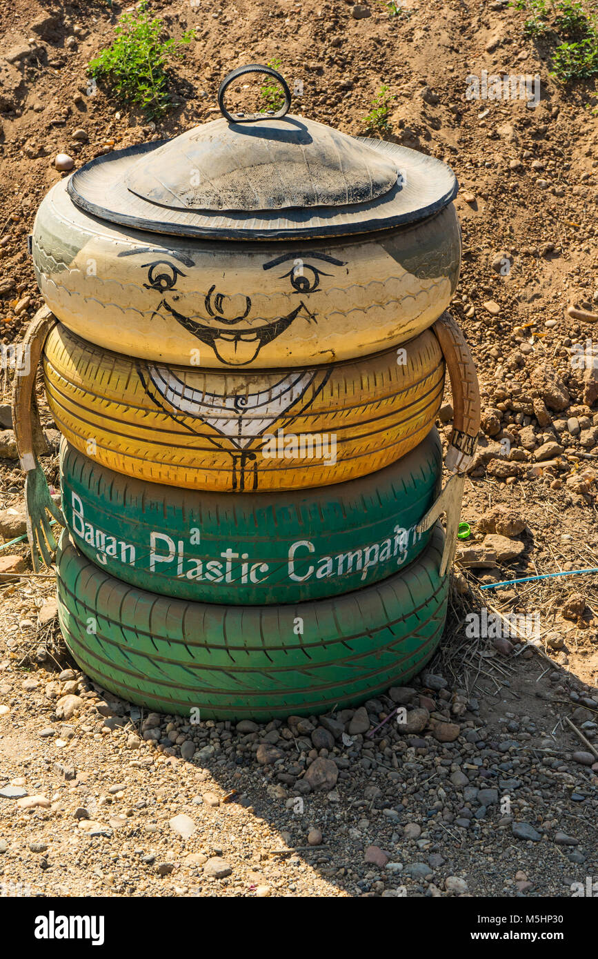 Recycling bin myanmar burma southeast asia hi-res stock photography and ...