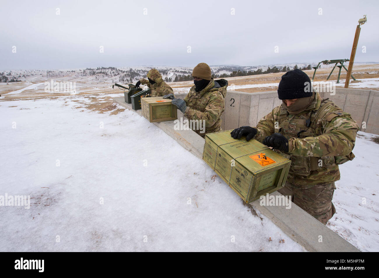 Security Forces members with the 890th Missile Security Forces Squadron ...