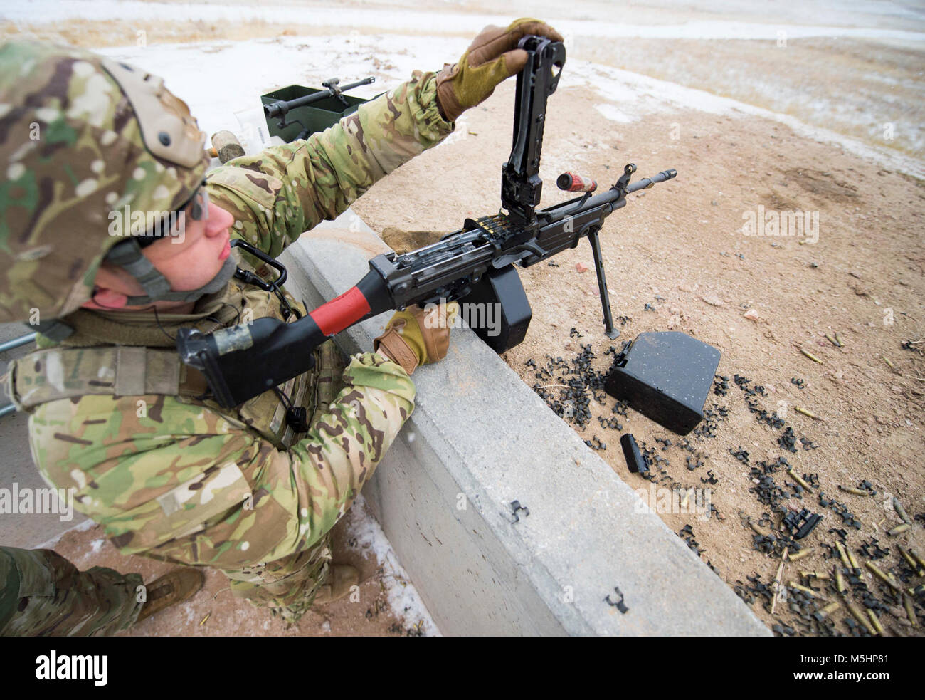 An 890th Missile Security Forces Squadron security forces member ...