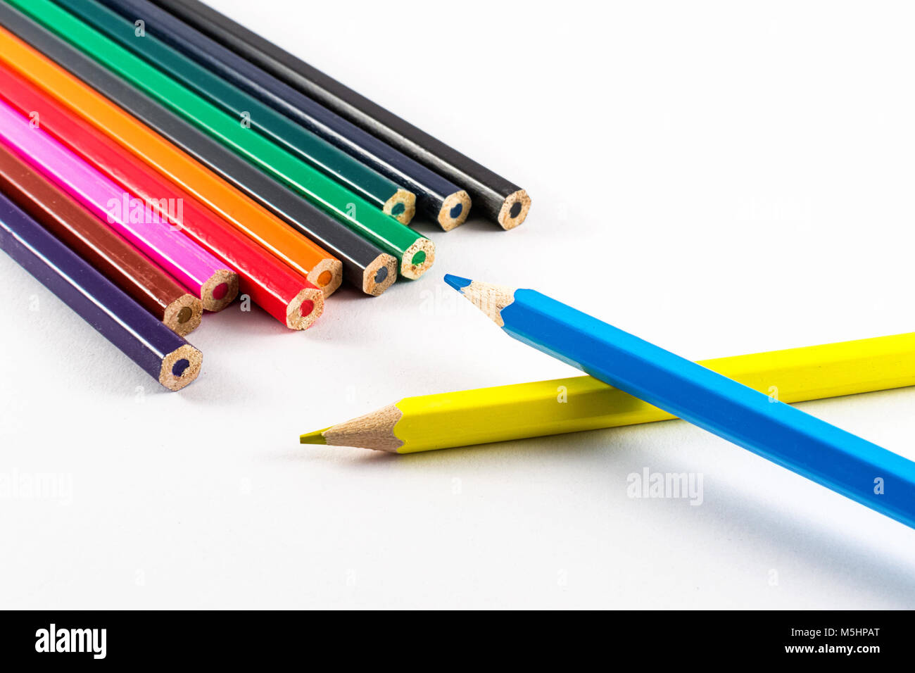 Drawing pad color pencils hi-res stock photography and images - Alamy
