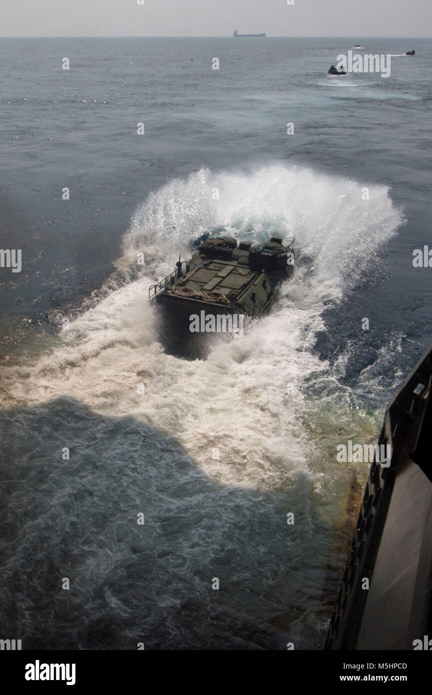 GULF OF THAILAND (Feb. 10, 2018) An amphibious assault vehicle (AAV ...
