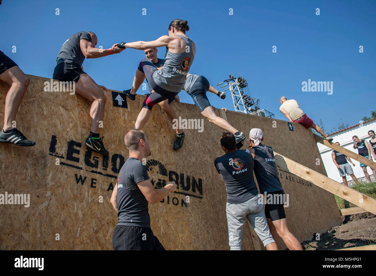 Tall fence hi-res stock photography and images - Alamy