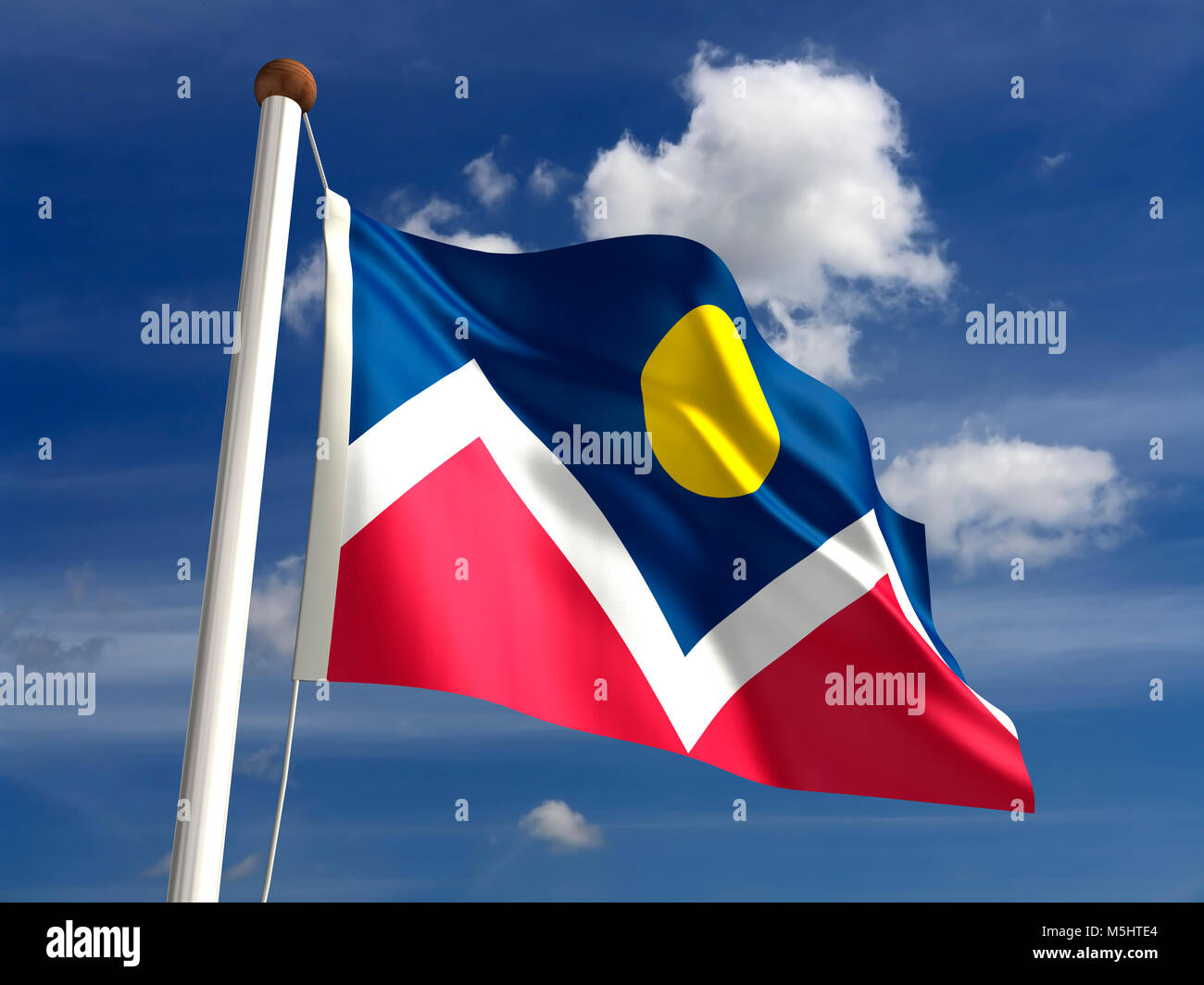 Denver City flag (isolated with clipping path Stock Photo - Alamy