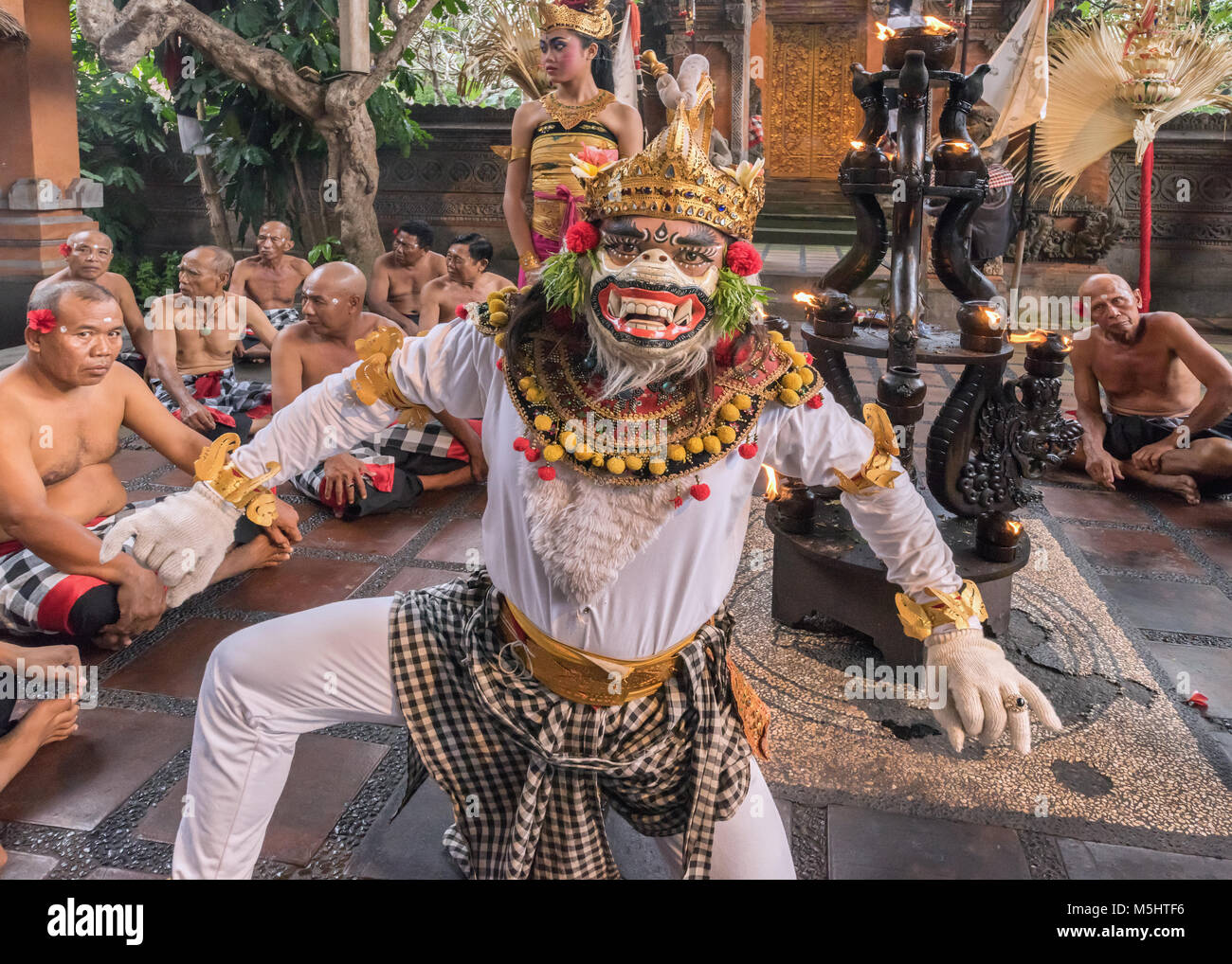 Hanuman, Kecak Fire Dance, Ubud, Bali Stock Photo - Alamy