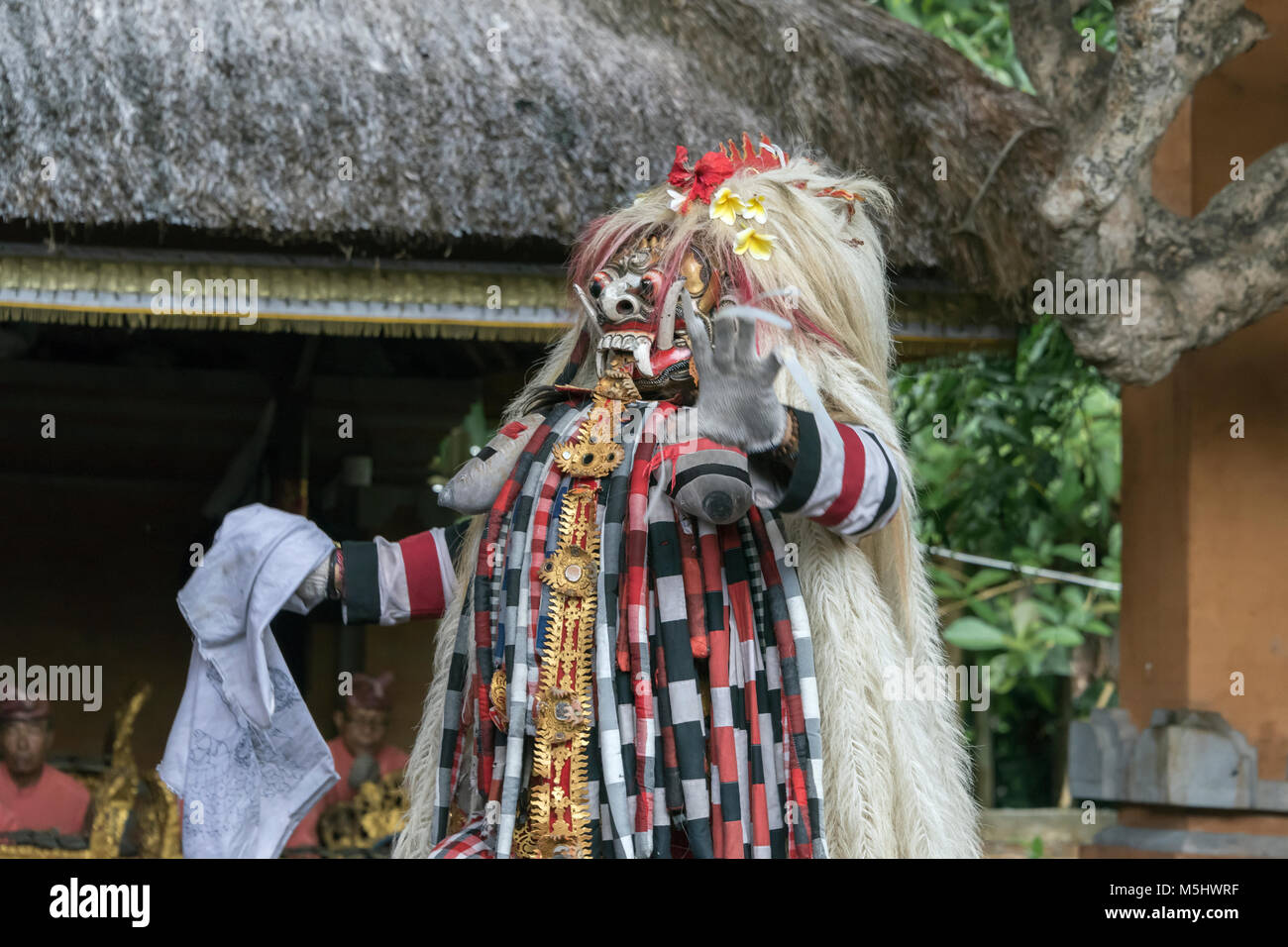 Rangda character with long nails and long tongue, Calon Arang ...