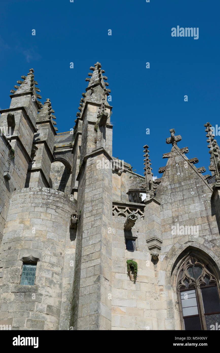 St Malo Church in Dinan, France, dates from the 15th century. The ...