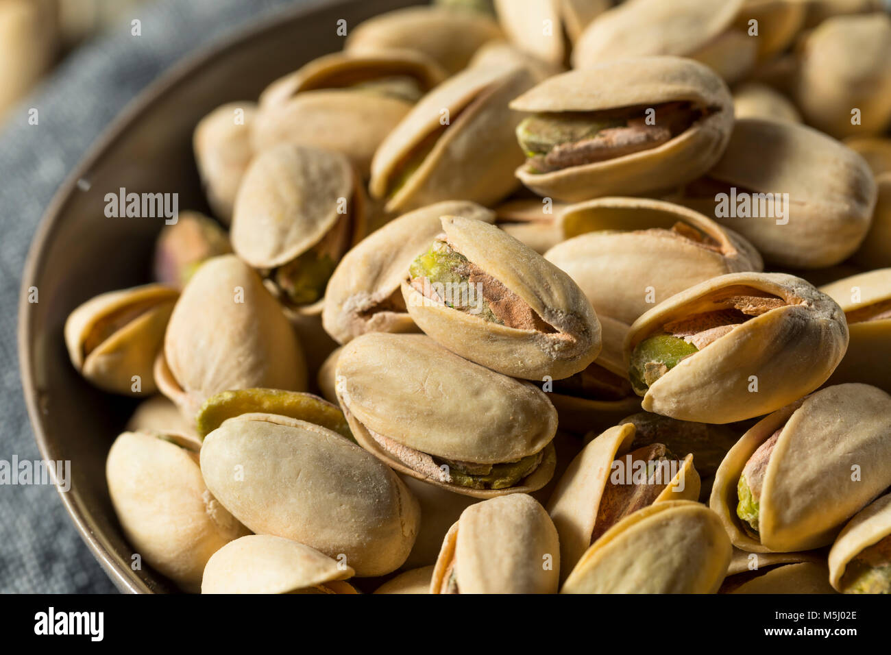 Roasted and Slated Pistachio Nuts in the Shell Stock Photo - Alamy