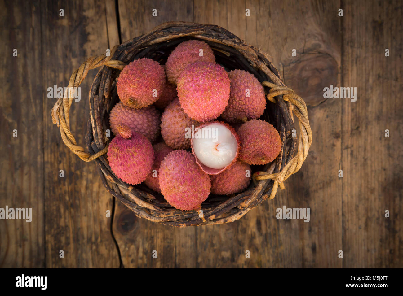 Lychee basket hi-res stock photography and images - Alamy