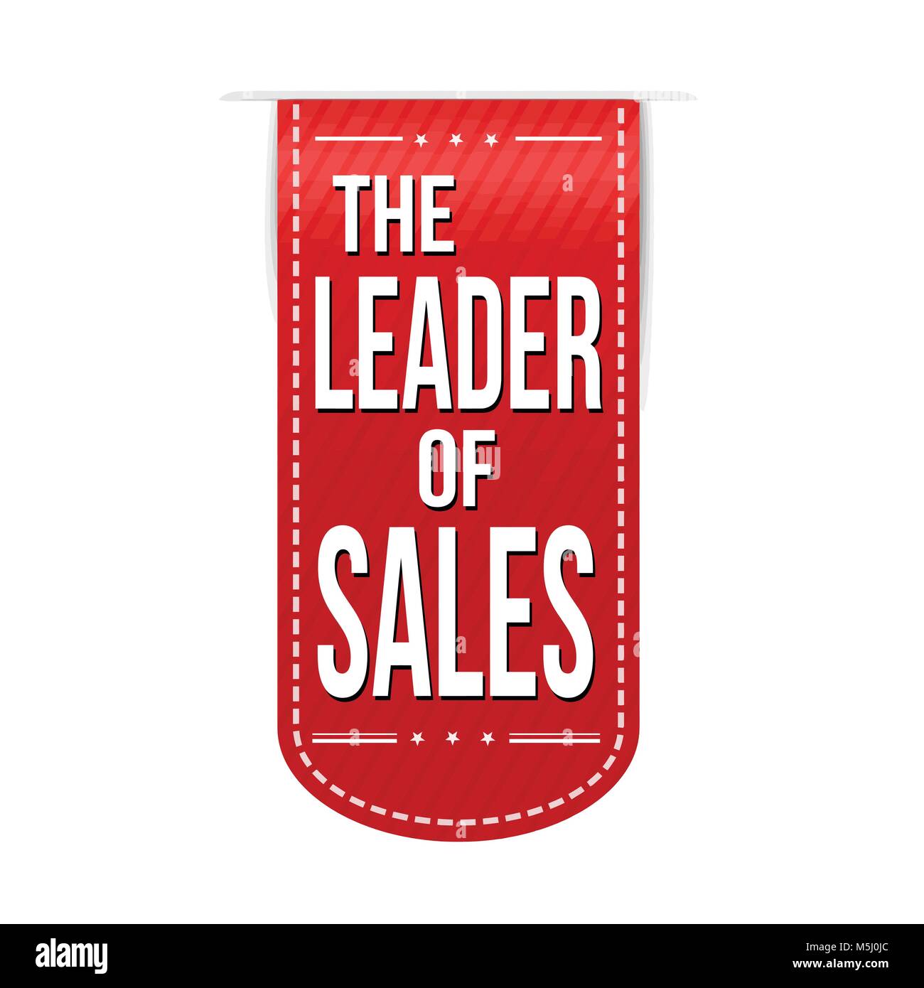 The leader of sales banner design on white background, vector ...
