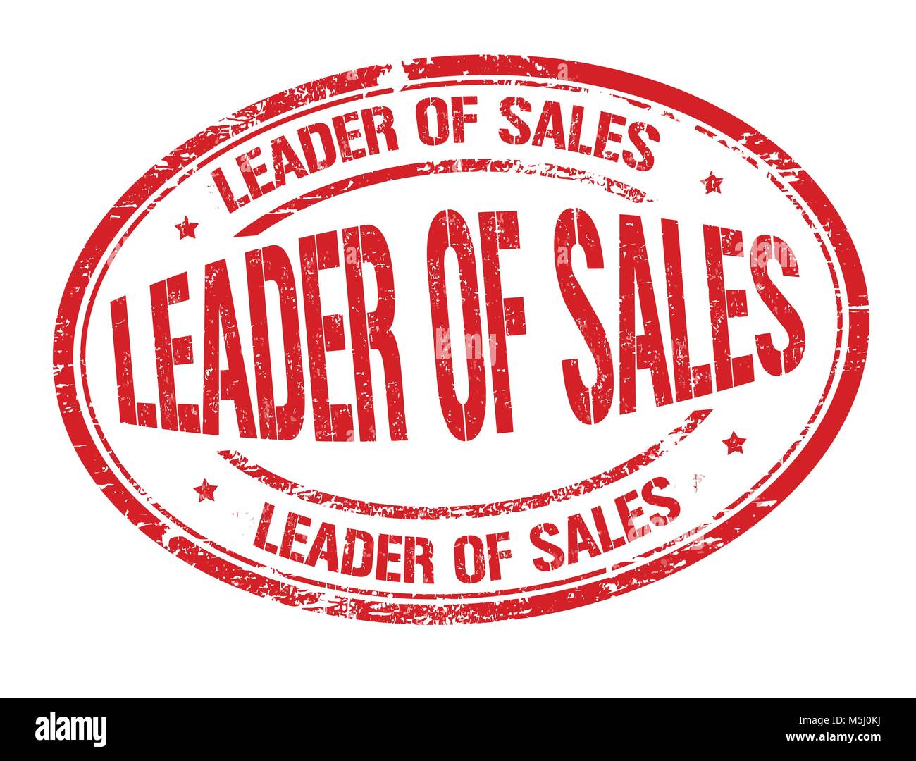 Leader of sales grunge rubber stamp on white background, vector ...