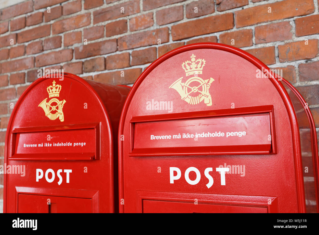 Two post boxes hi-res stock photography and images - Alamy