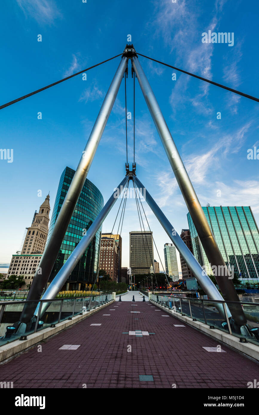 Phoenix Gateway Bridge Hartford, Connecticut, USA Stock Photo - Alamy