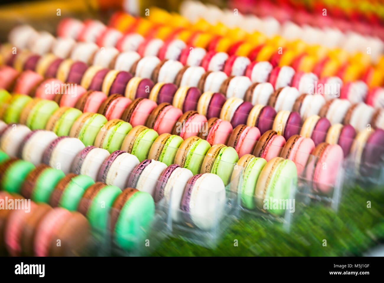 Multi color macarons hi-res stock photography and images - Alamy