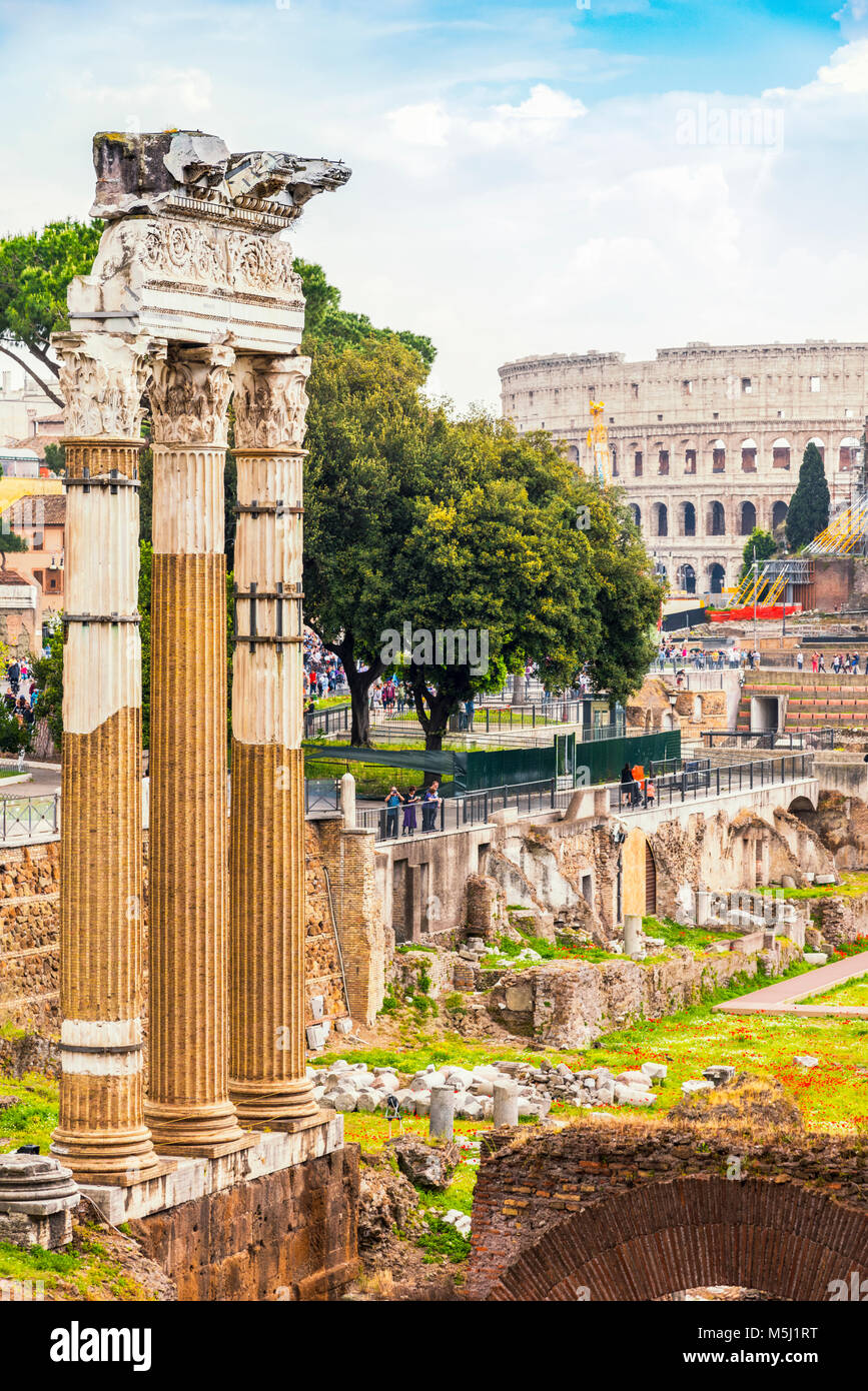 Imperial forums rome hi-res stock photography and images - Alamy