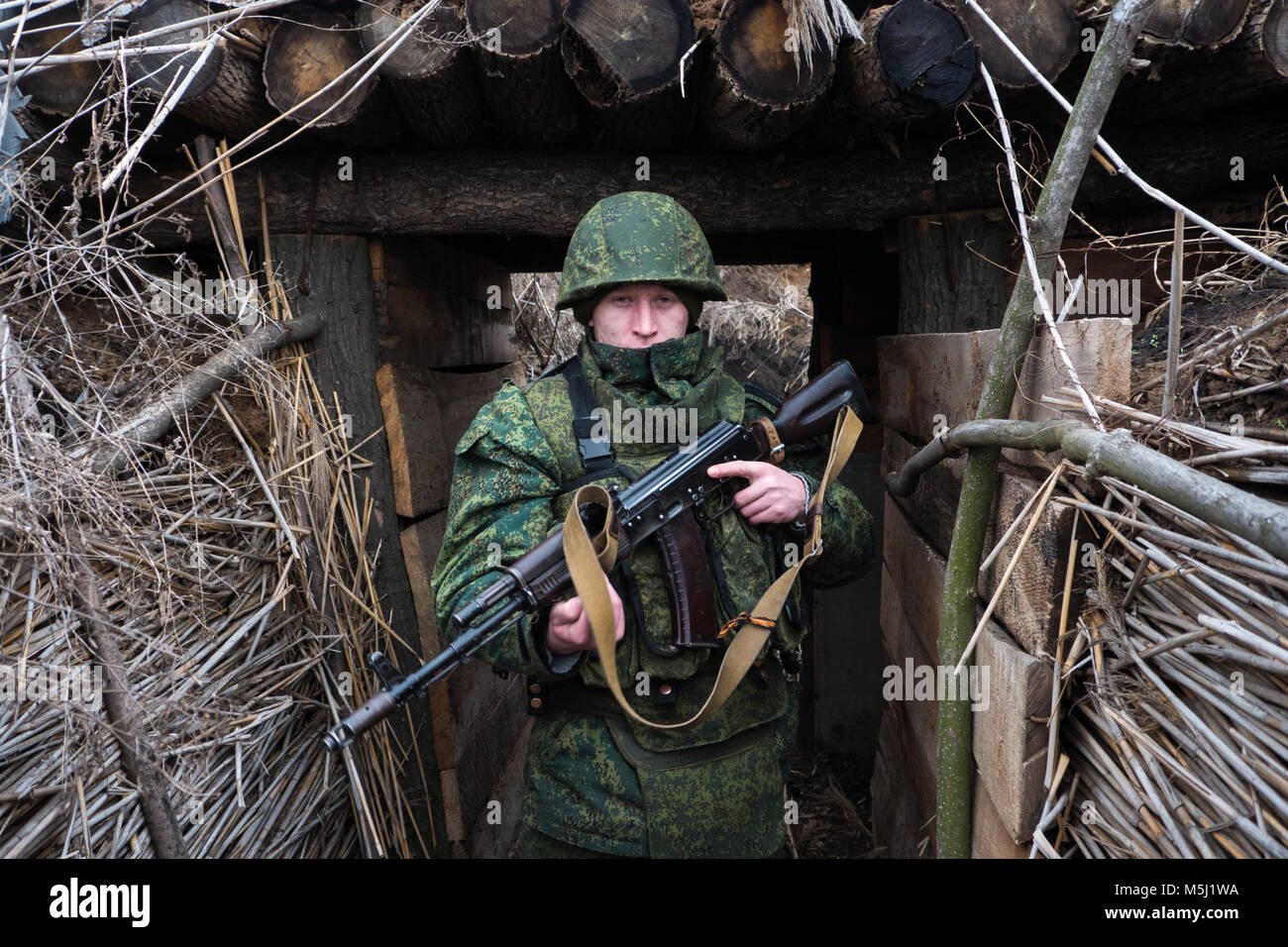 Ukrainian soldier donetsk hi-res stock photography and images - Alamy