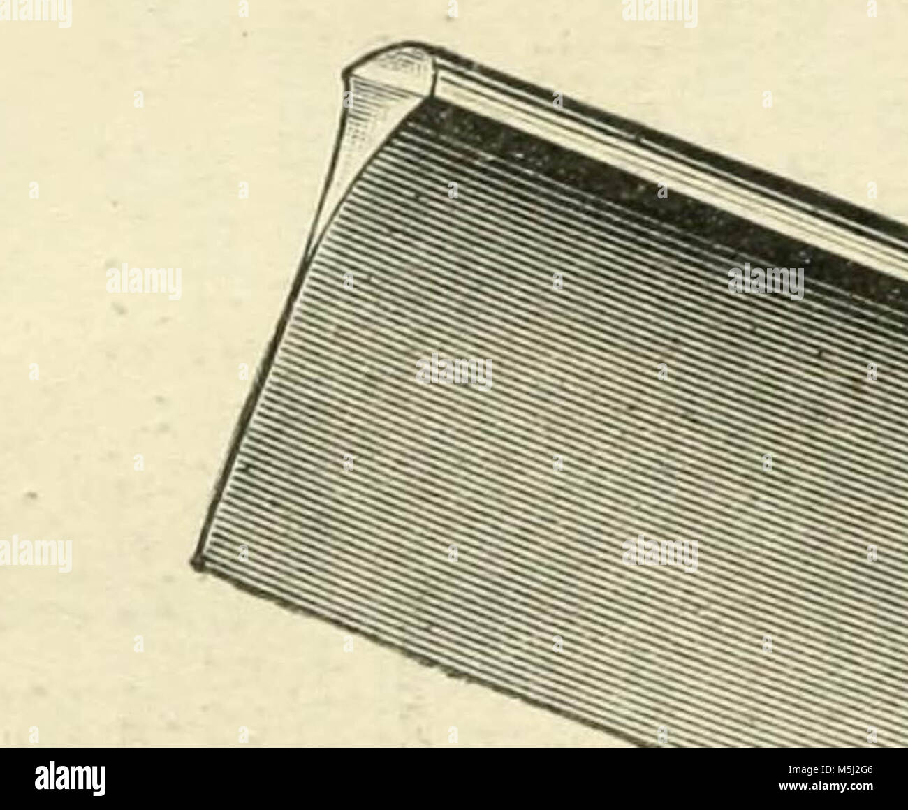 Fully hollow-ground blade profile Stock Photo - Alamy