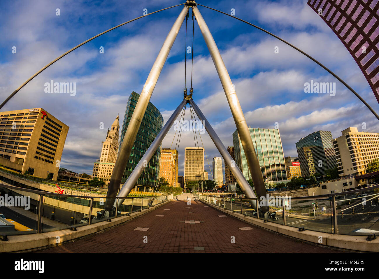 Phoenix Gateway Bridge Hartford, Connecticut, USA Stock Photo - Alamy