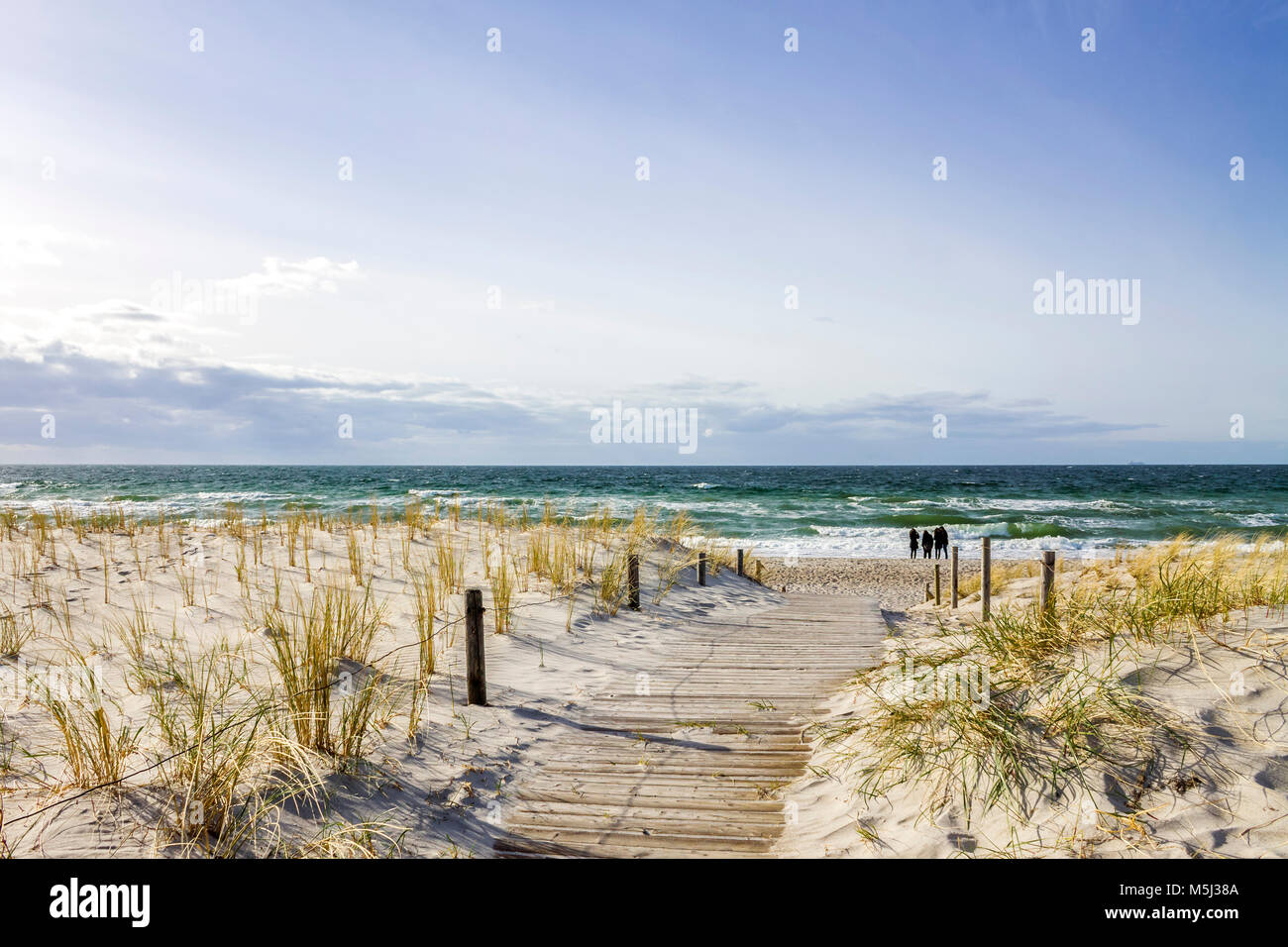 Germany, Mecklenburg-Vorpommern, Rerik, way to the beach Stock Photo ...