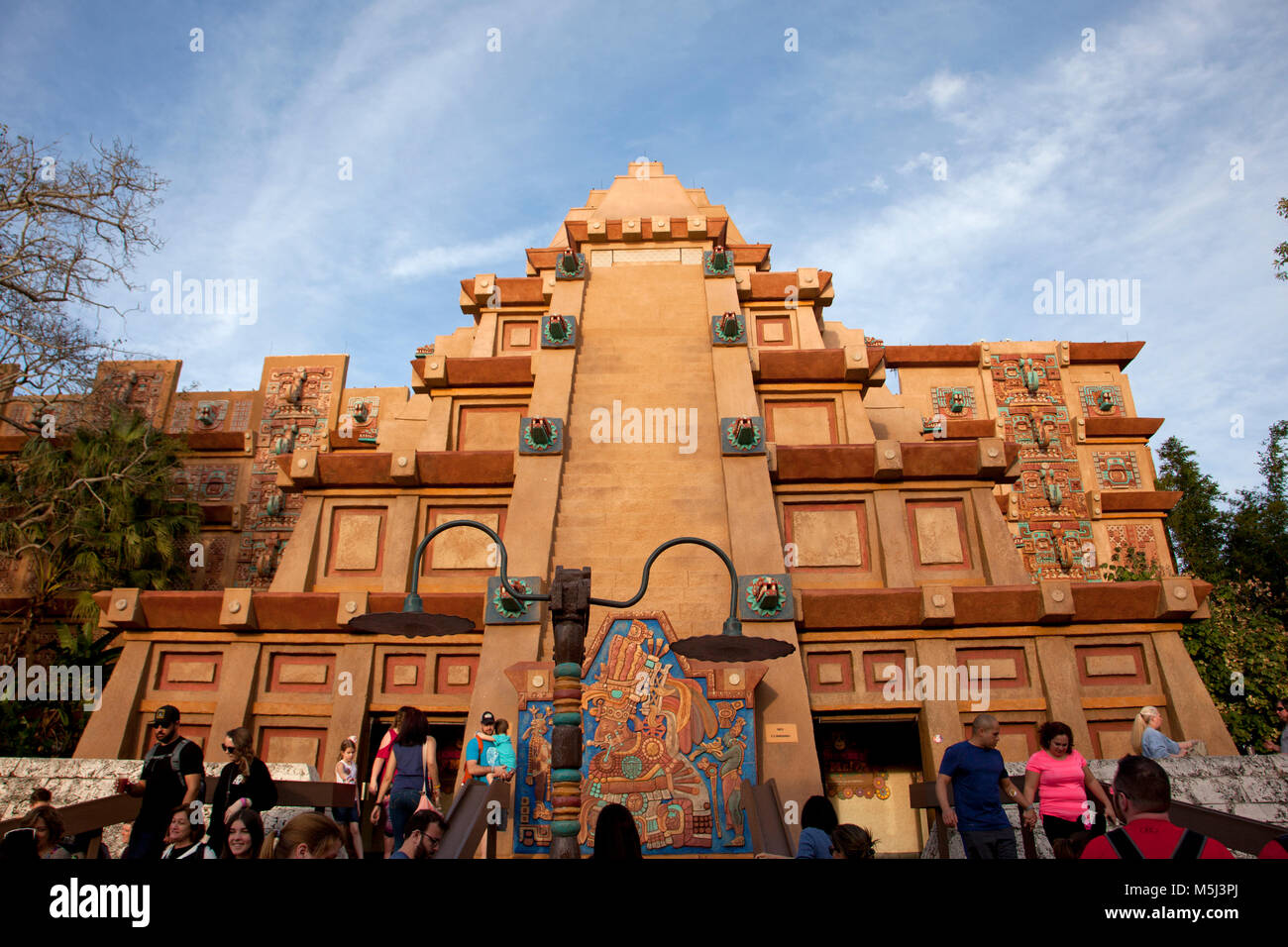 Orlando, Florida: February 5, 2018: Mexico at EPCOT's world showcase ...