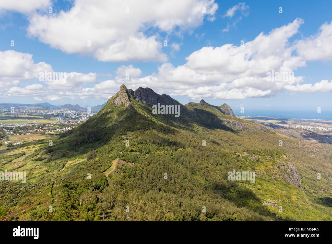 Mauritius, Snail Rock Stock Photo - Alamy