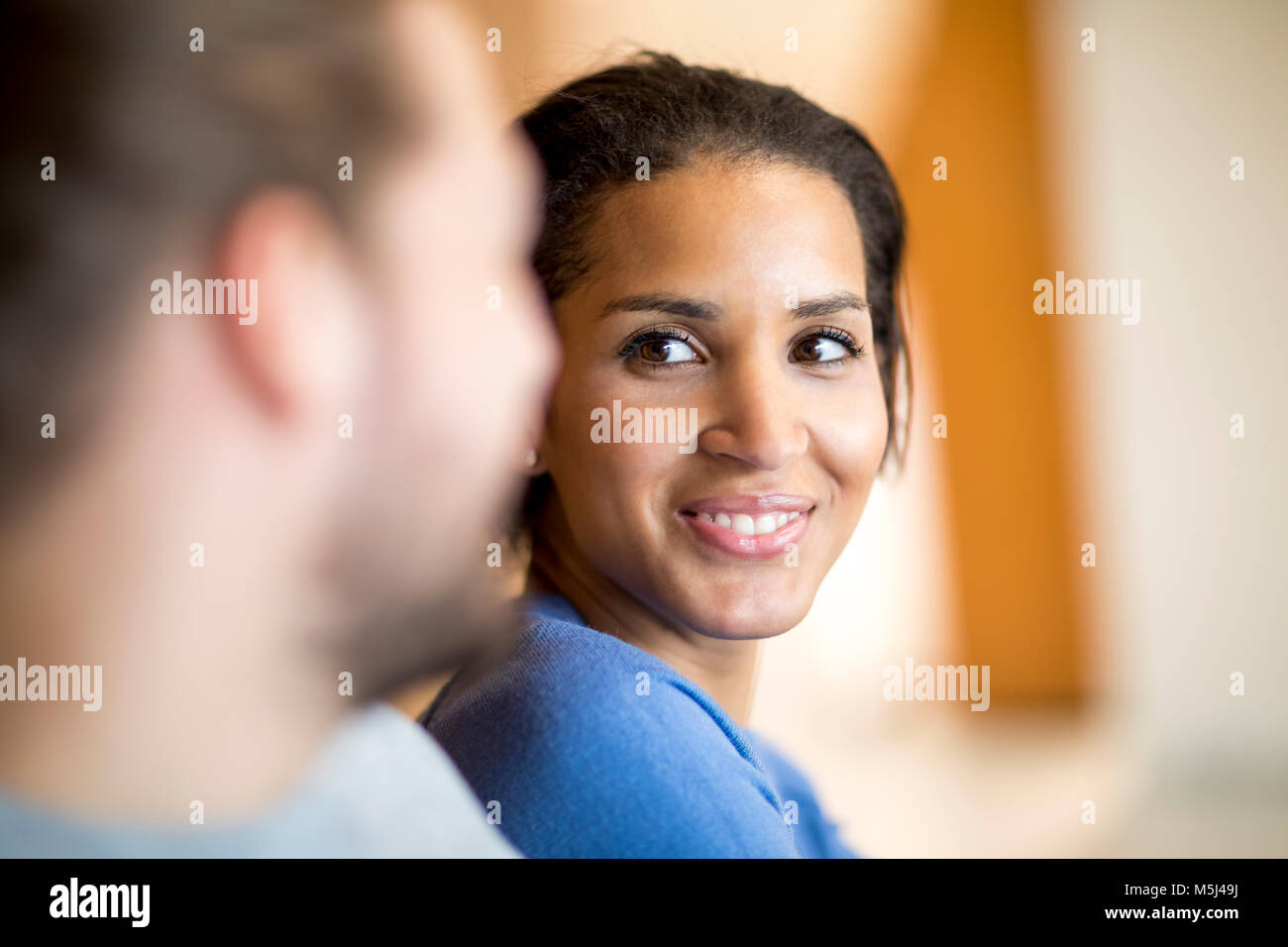 Attractive man woman in love hi-res stock photography and images - Alamy