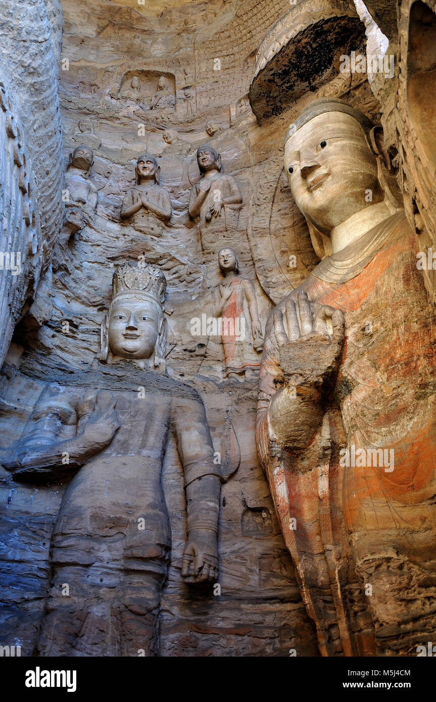 Yungang Grottoes, Datong, Shanxi Province, China Stock Photo - Alamy