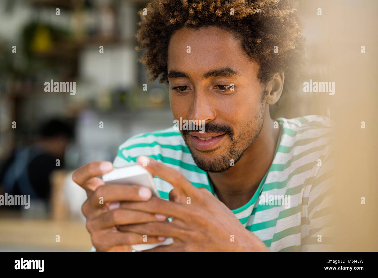 Man 40 years checking hi-res stock photography and images - Alamy