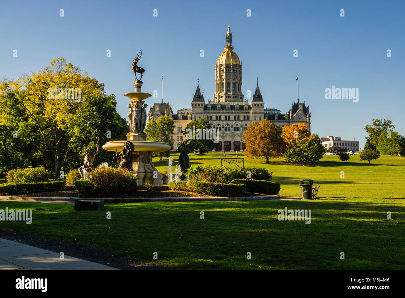 Bushnell Park Hartford, Connecticut, USA Stock Photo - Alamy