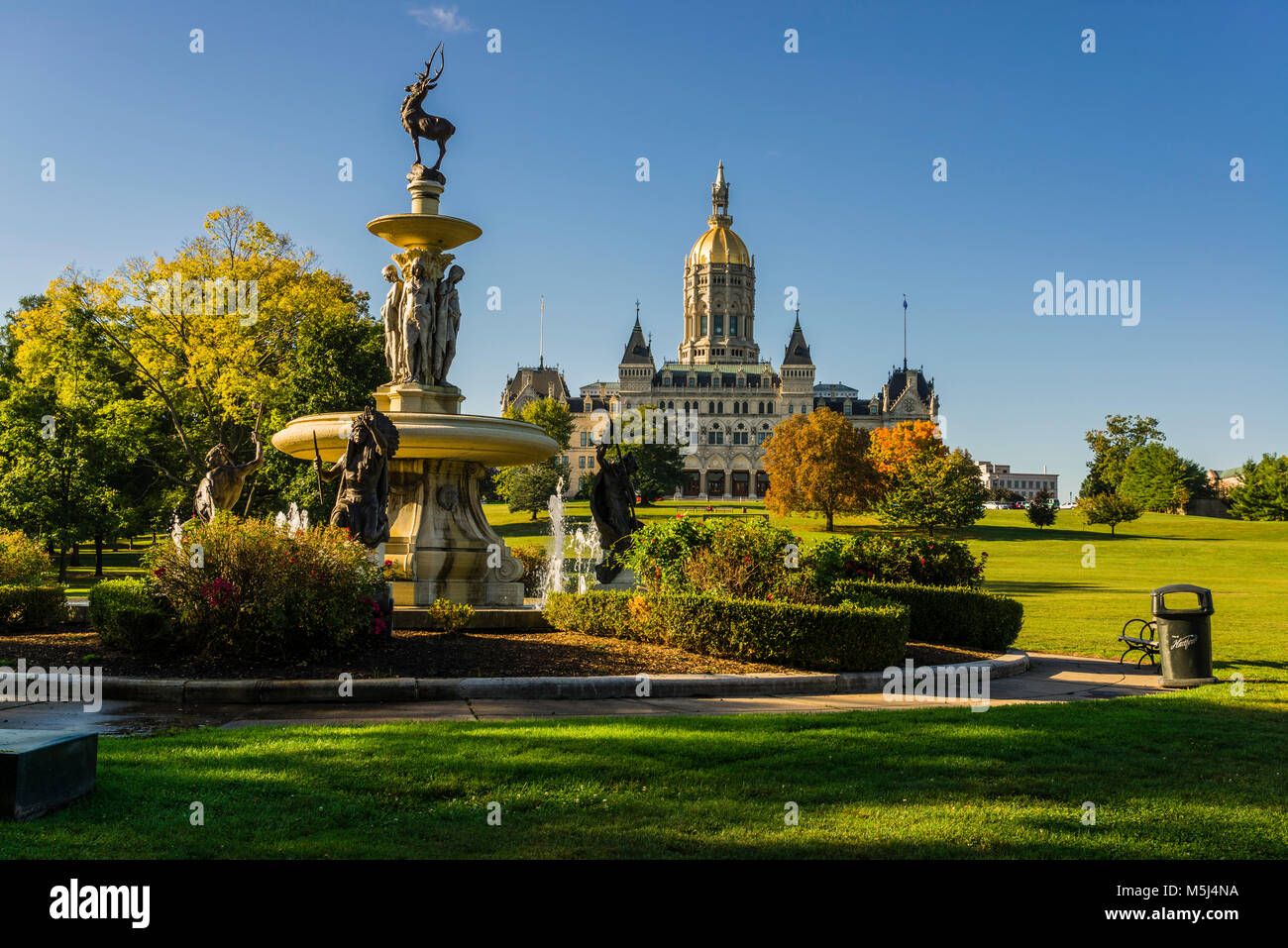 Bushnell Park Hartford, Connecticut, USA Stock Photo - Alamy