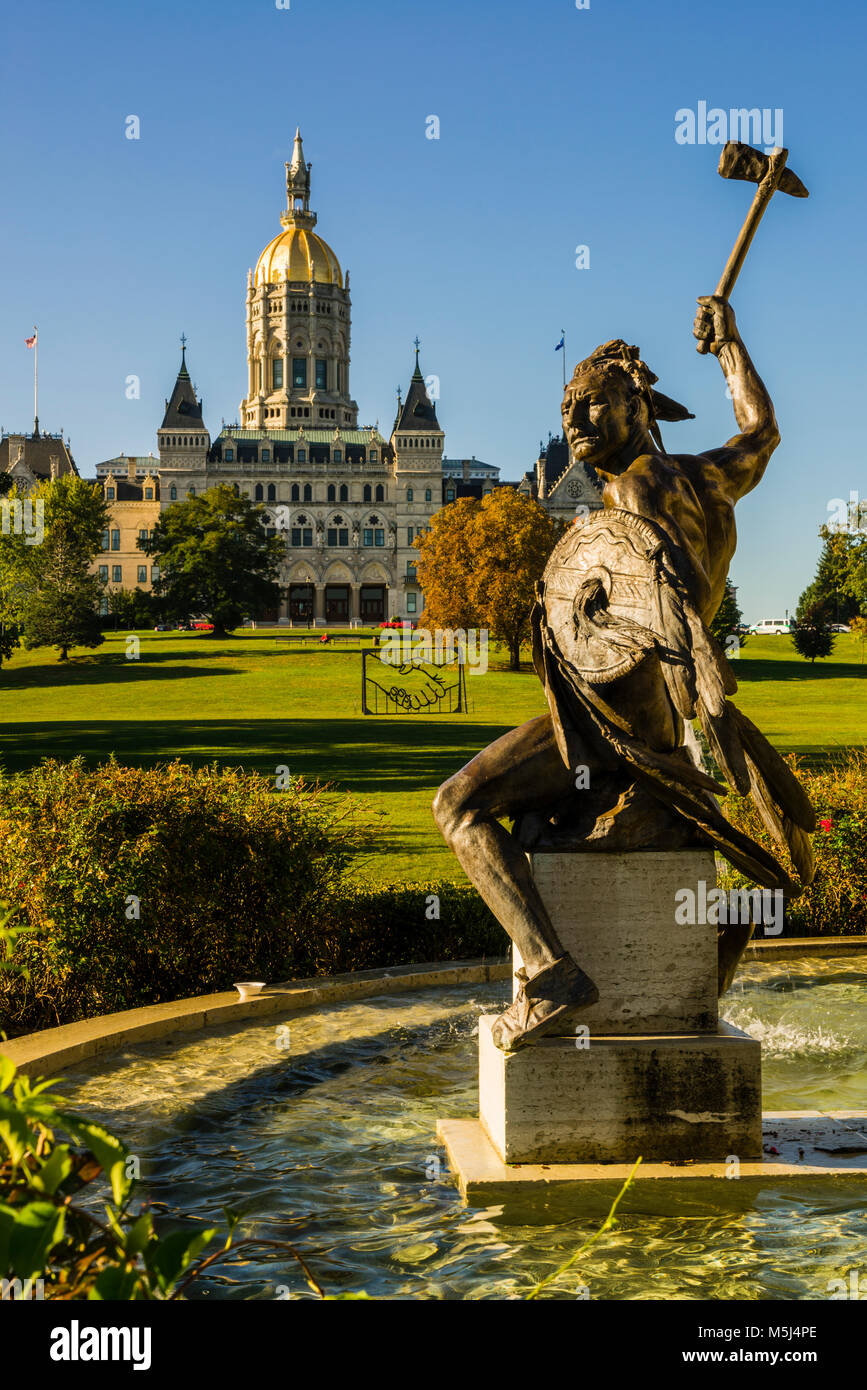 Bushnell Park Hartford, Connecticut, USA Stock Photo - Alamy