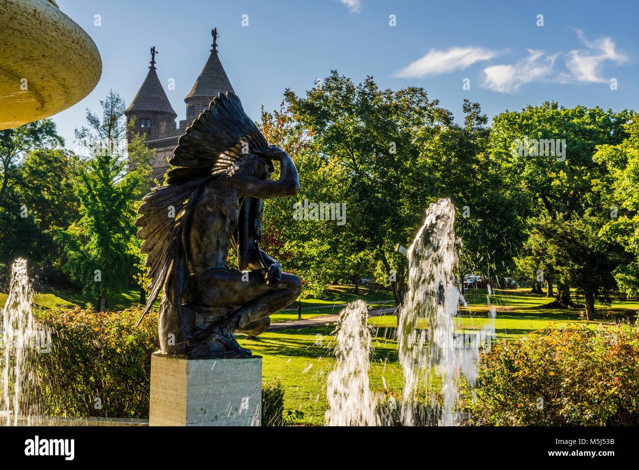 Bushnell Park Hartford, Connecticut, USA Stock Photo - Alamy