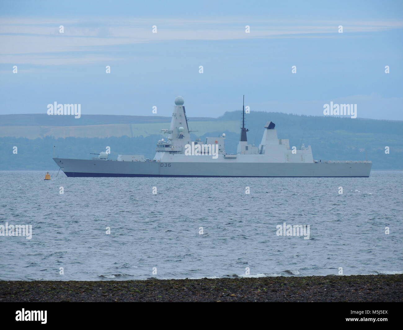 HMS Defender (D36), a Daring-class (or Type 45) destroyer operated by ...