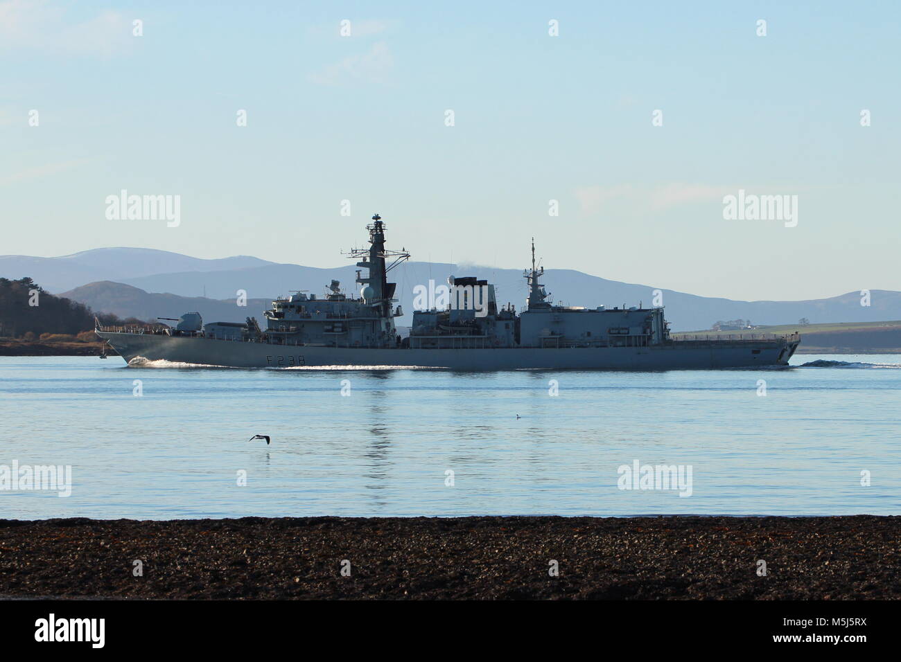 HMS Northumberland (F238), a Duke-class (or Type 23) frigate operated ...