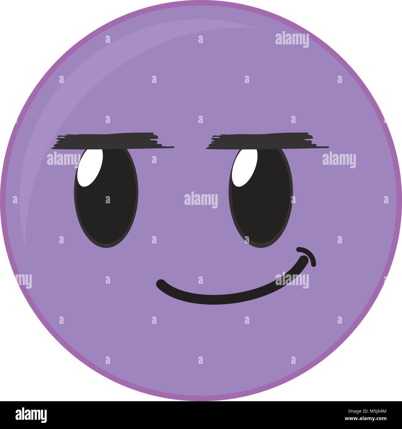 purple rogue face gesture emoji expression Stock Vector Image & Art - Alamy