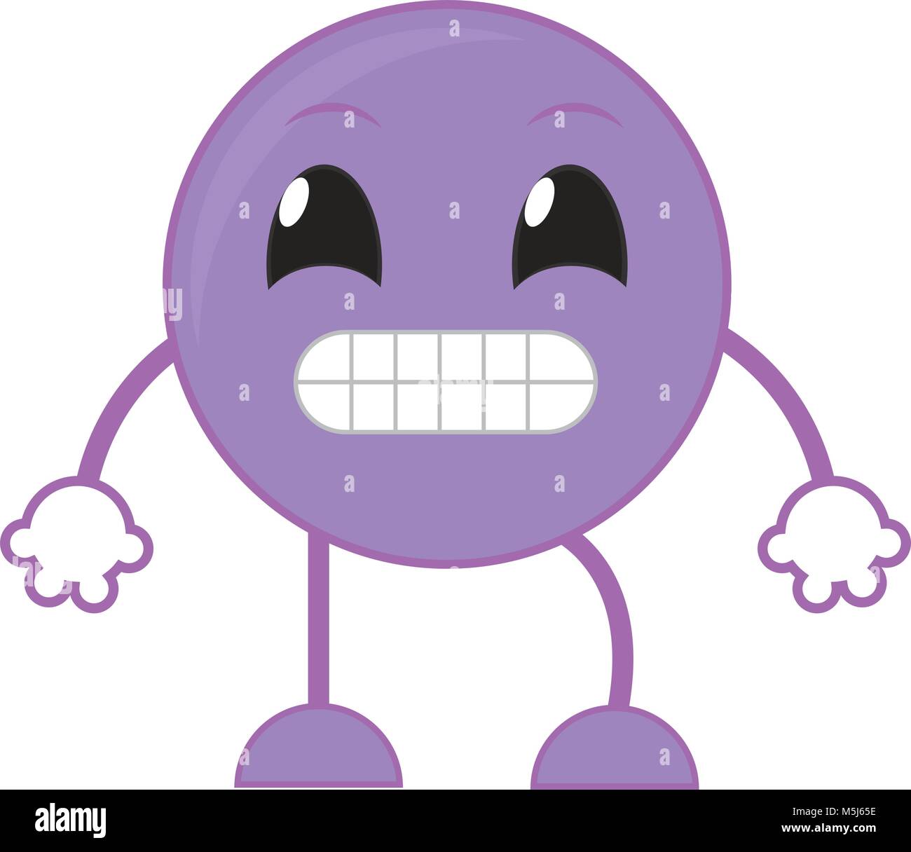 ups emoji expression with arms and legs Stock Vector Image & Art - Alamy