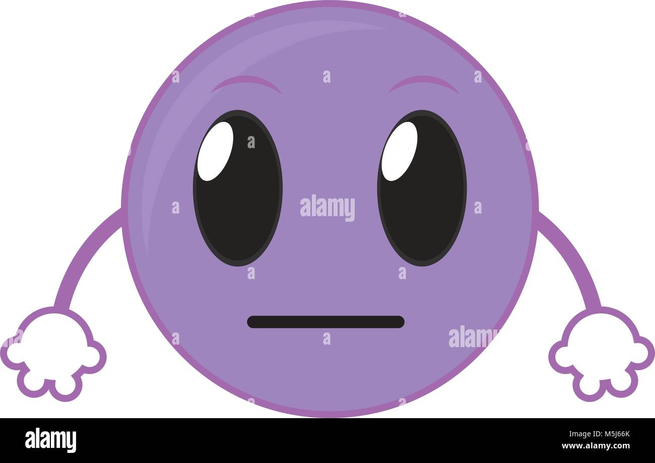 not knowing emoji face expression with arms Stock Vector Image & Art ...