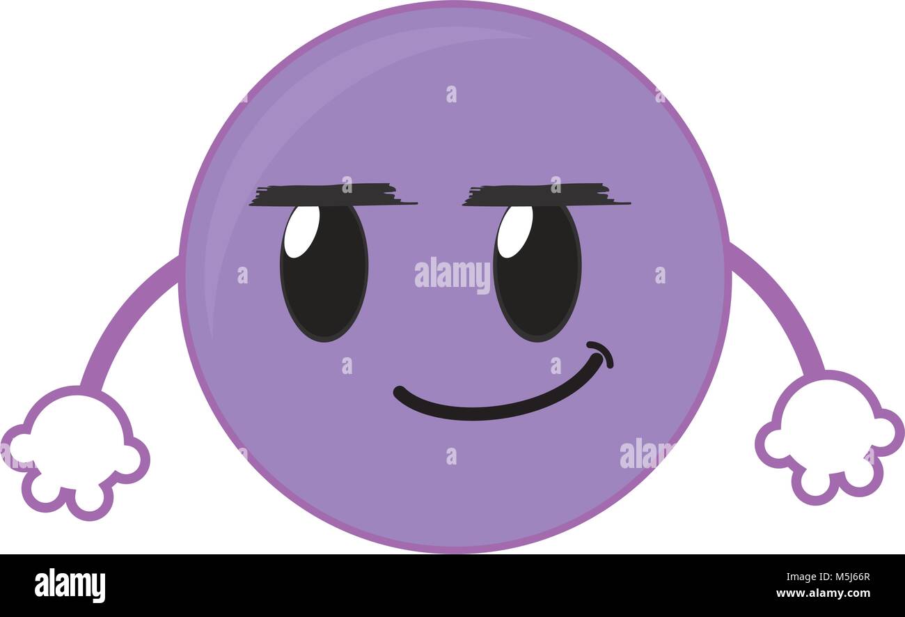 rogue emoji face expression with arms Stock Vector Image & Art - Alamy