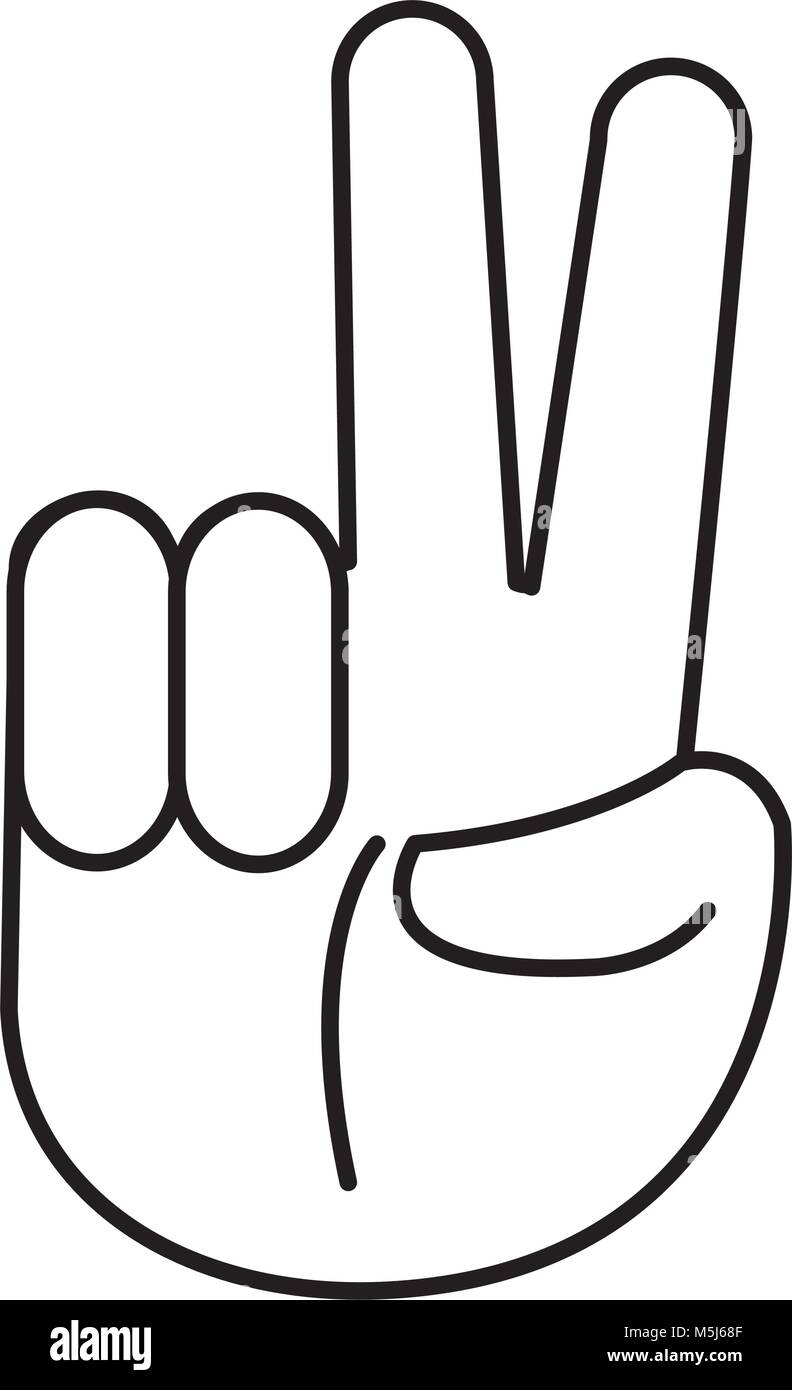 Peace emoji Black and White Stock Photos & Images - Alamy