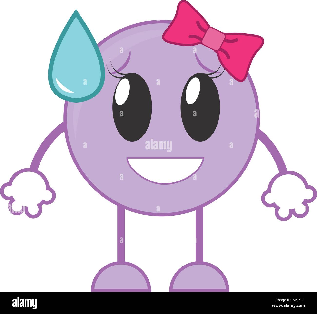 Female facial expression of shame Stock Vector Images - Alamy