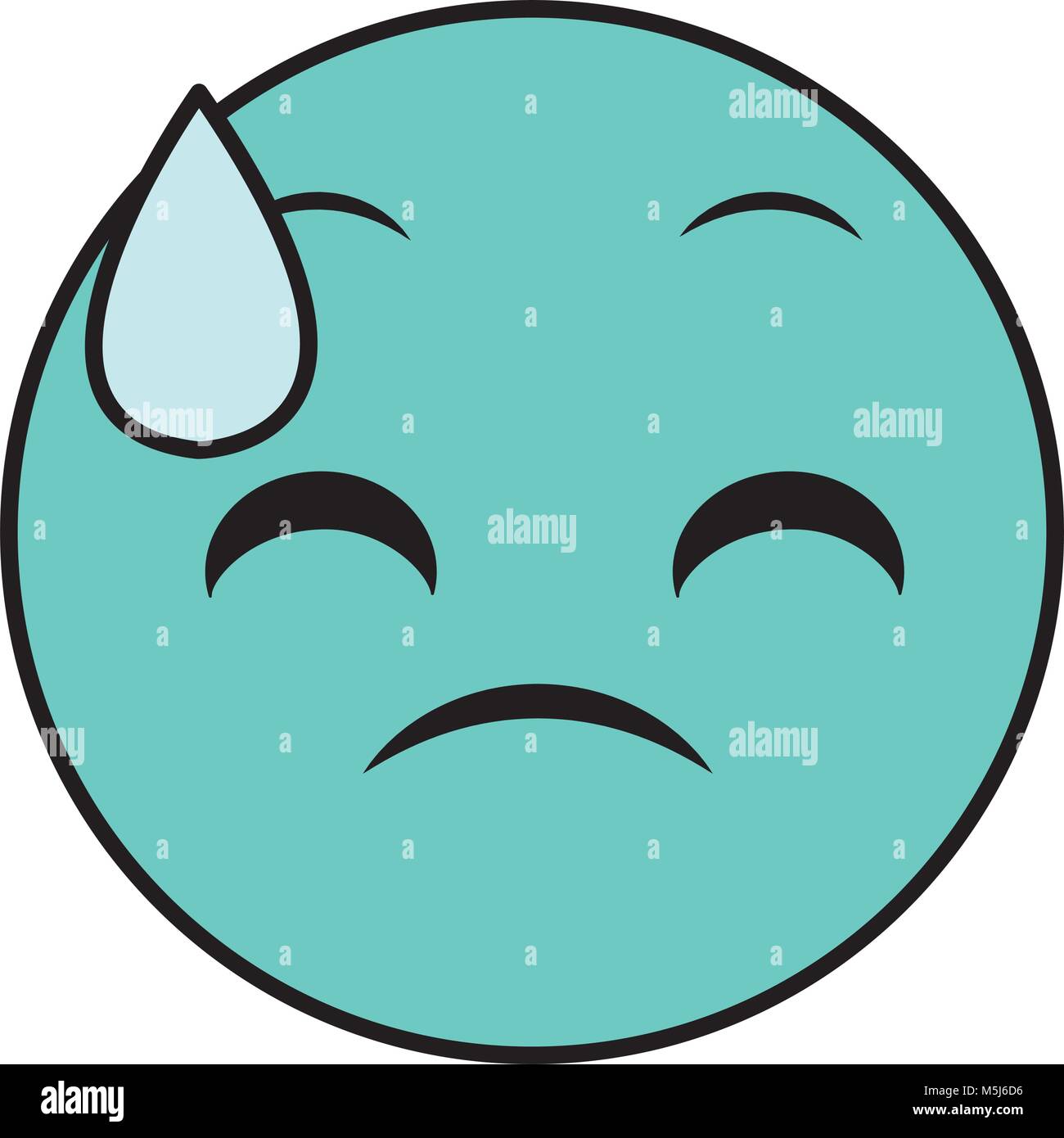 Sweating emoji hi-res stock photography and images - Alamy
