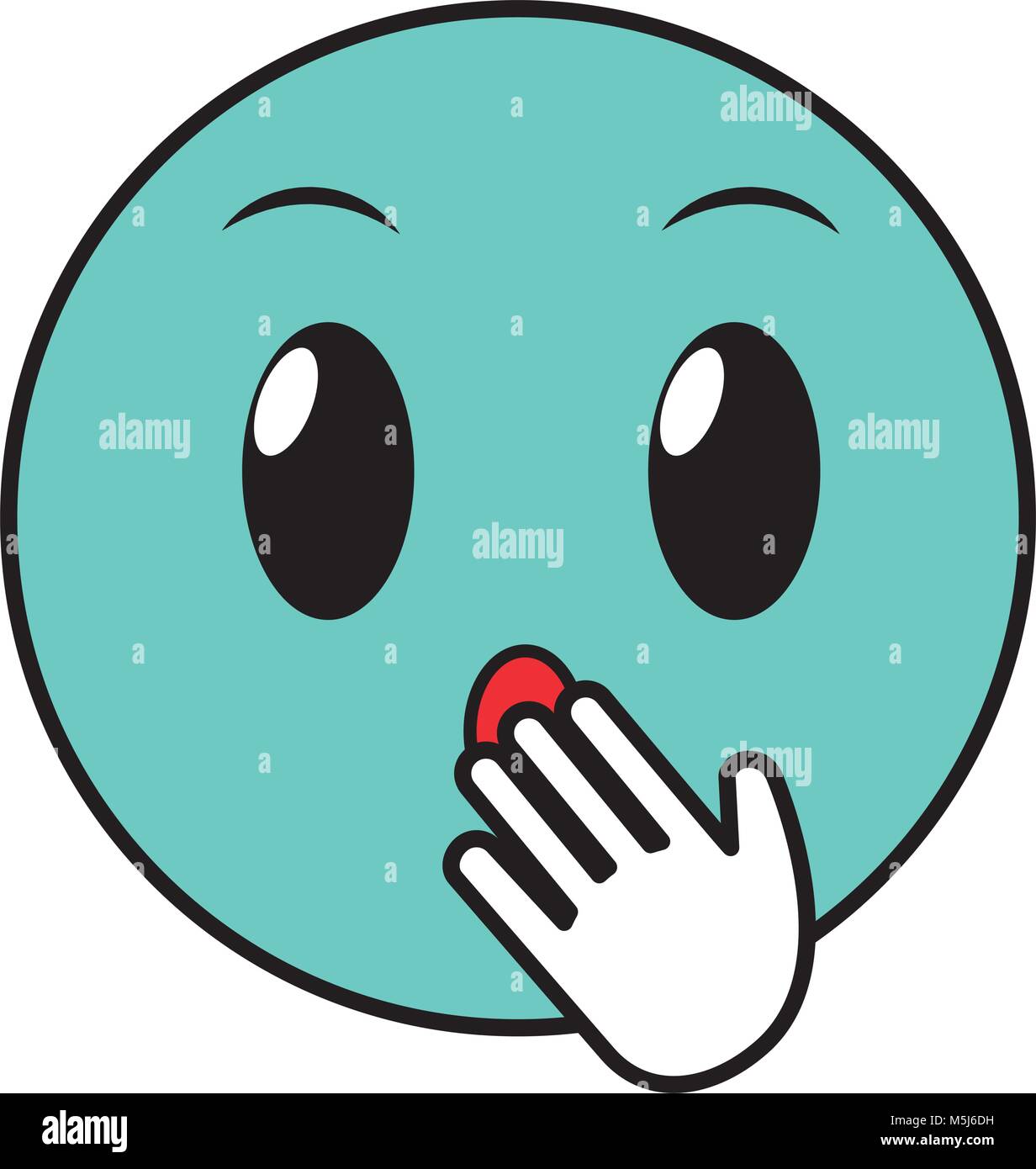 Amazed face Stock Vector Images - Alamy