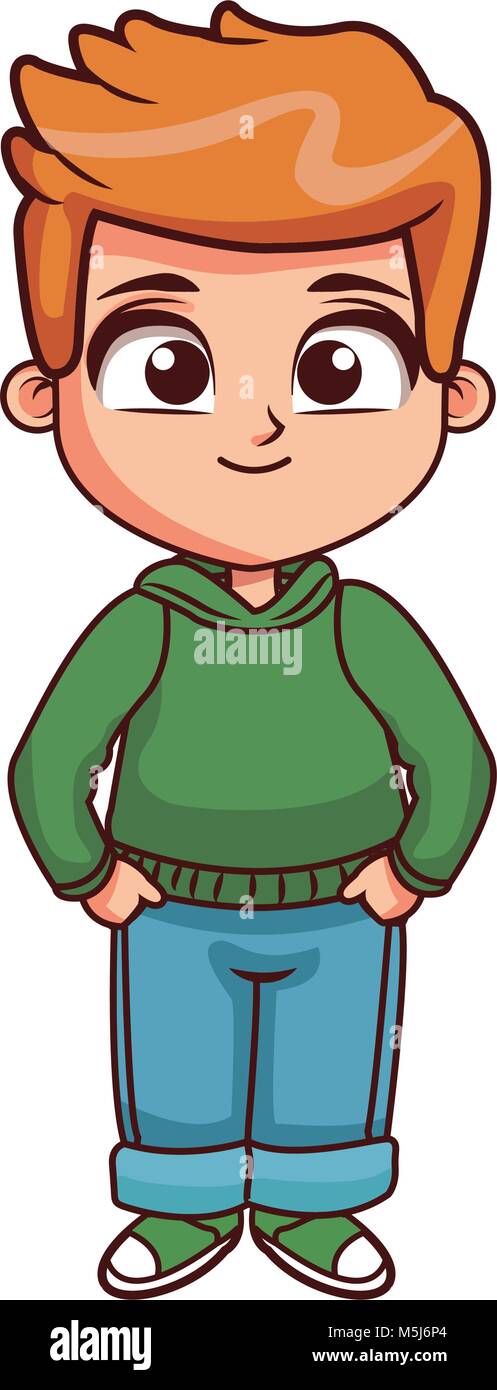 Cute boy cartoon Stock Vector Image & Art - Alamy