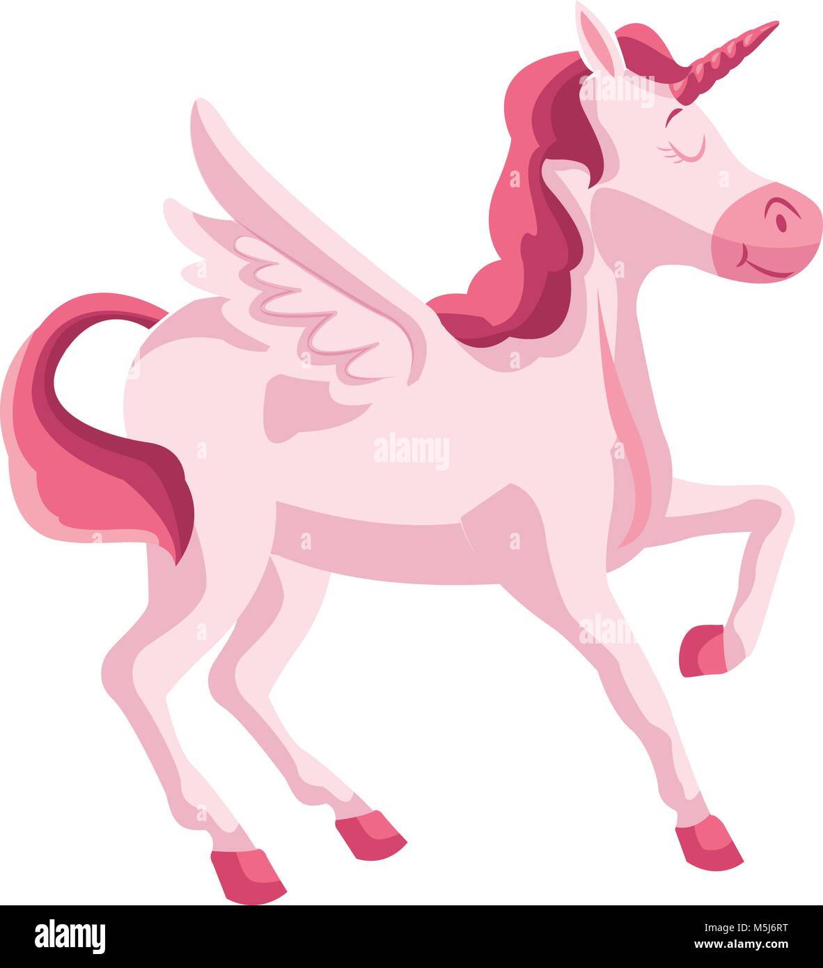 Cute unicorn cartoon Stock Vector Image & Art - Alamy