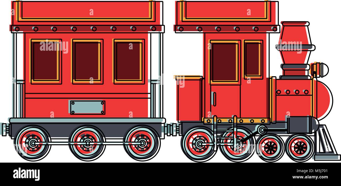 Train toy cartoon Stock Vector Image & Art - Alamy