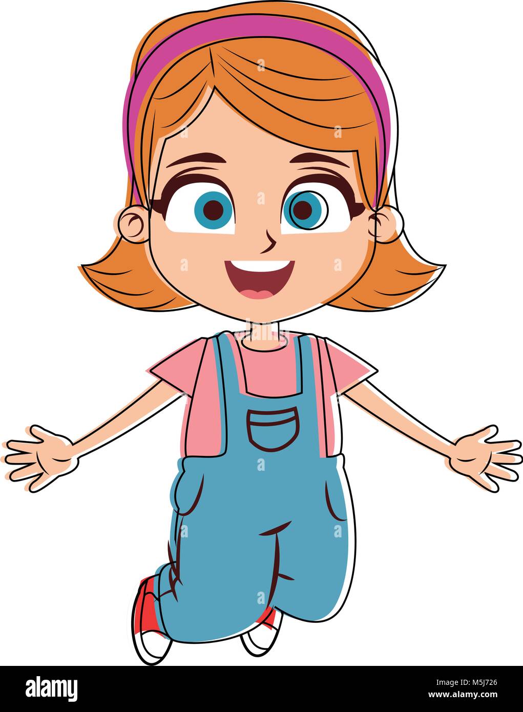 Beautiful girl cartoon Stock Vector Image & Art - Alamy