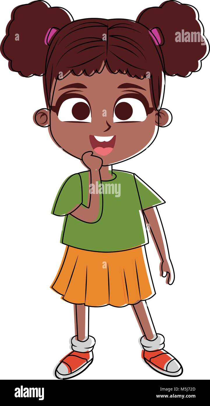 Beautiful girl cartoon Stock Vector Image & Art - Alamy