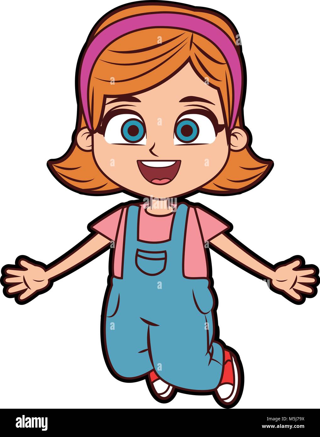 Beautiful girl cartoon Stock Vector Image & Art - Alamy
