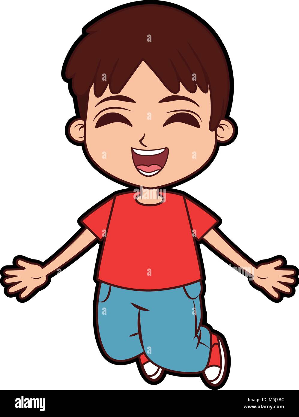 Cute boy cartoon Stock Vector Image & Art - Alamy