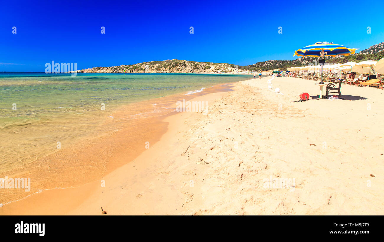 a summer day at the beach in Sardinia, Italy Stock Photo - Alamy