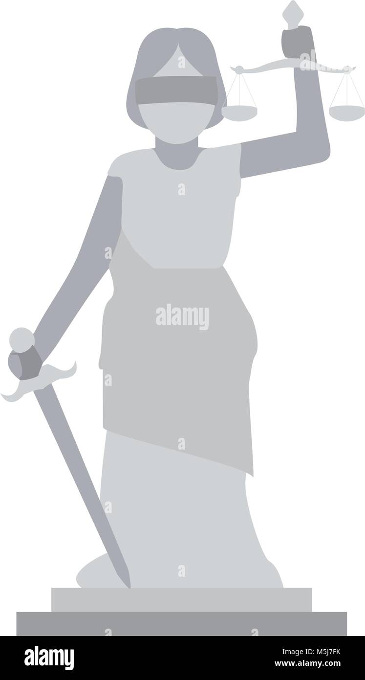 Woman justice balance symbol Stock Vector Image & Art - Alamy